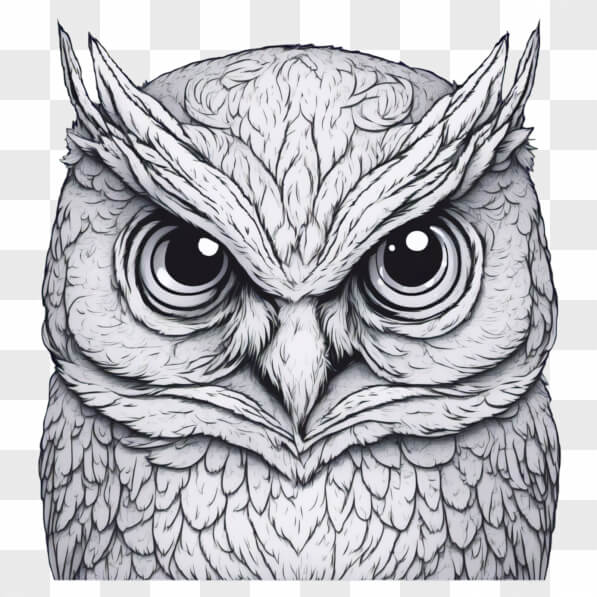 Download Illustration of a Fierce Owl Cartoons Online - Creative Fabrica
