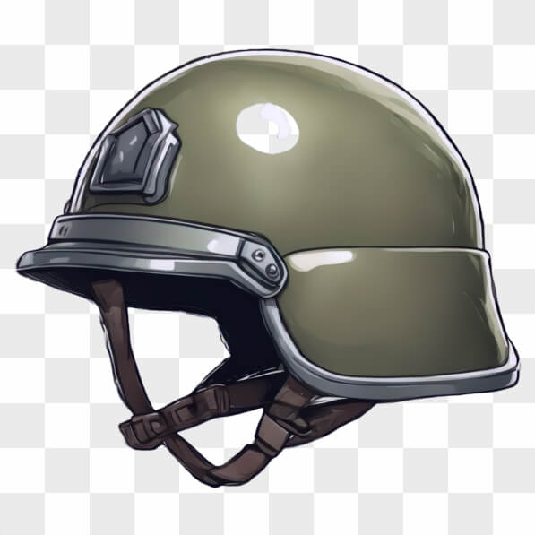 Download Military Helmet in Olive Green Cartoons Online - Creative Fabrica