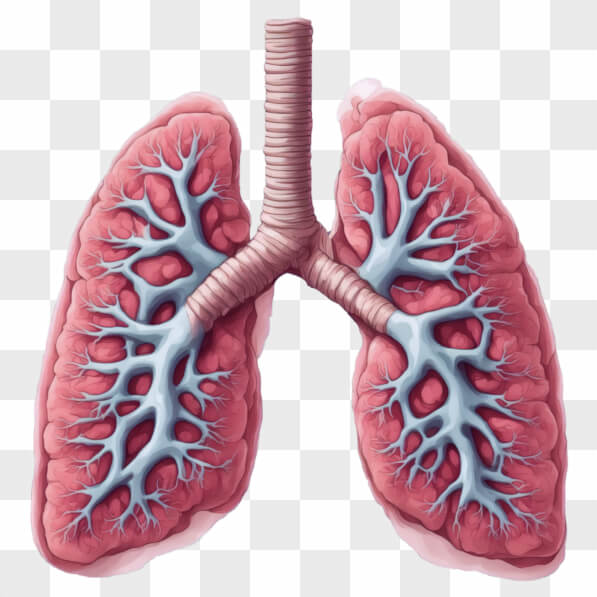 Download Anatomical Illustration of Human Lungs Cartoons Online ...