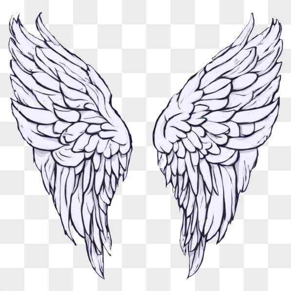 Descarga Alas de ángel ilustradas Cartoons En Línea - Creative Fabrica