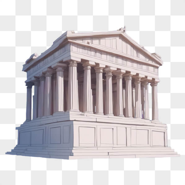 Download Classical Greek Temple Cartoons Online - Creative Fabrica