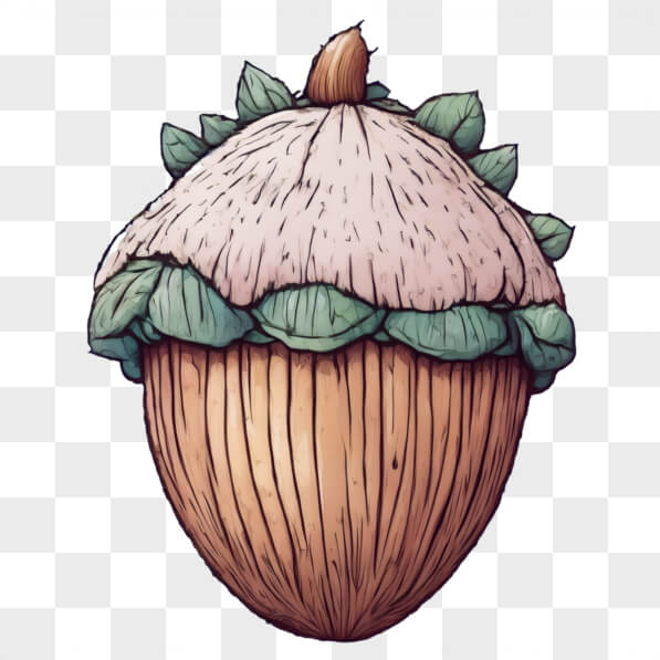 Download Whimsical Acorn Illustration Cartoons Online - Creative Fabrica