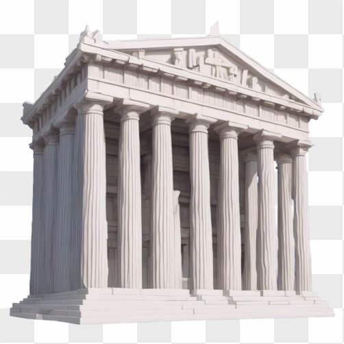 Download Architectural Model of a Greek Temple Cartoons Online ...