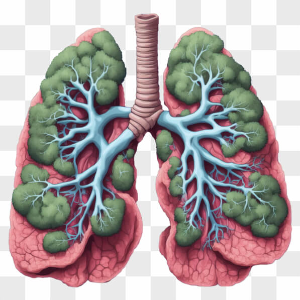 Download Anatomical Illustration of Human Lungs Cartoons Online ...