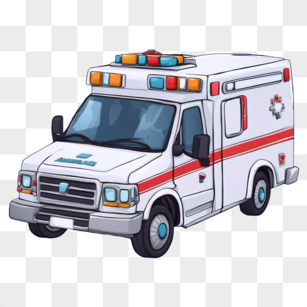 Download Cartoon-style Ambulance Cartoons Online - Creative Fabrica