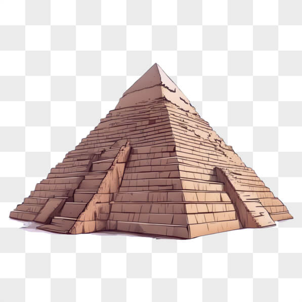 Download Stylized Pyramid Structure Cartoons Online - Creative Fabrica
