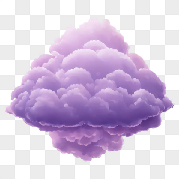 Download Fluffy Purple Cloud Formation Cartoons Online - Creative Fabrica