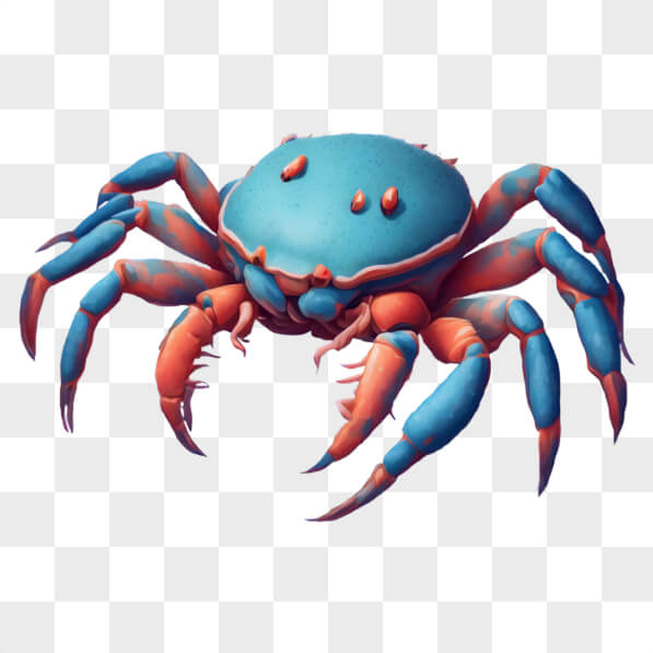 Download Stylized Crab Illustration Cartoons Online - Creative Fabrica