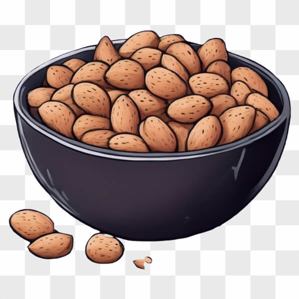 Descarga Tazón de Almendras Cartoons En Línea - Creative Fabrica