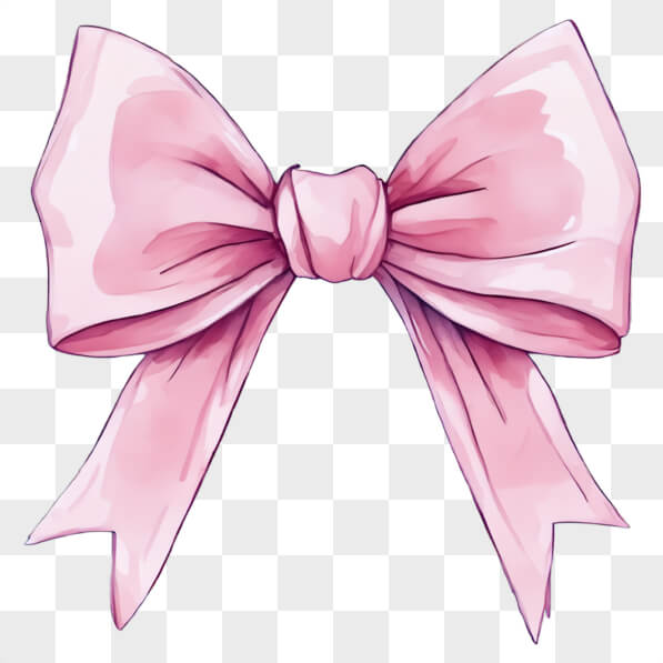 Descarga Lazo Rosa Elegante Cartoons En Línea - Creative Fabrica