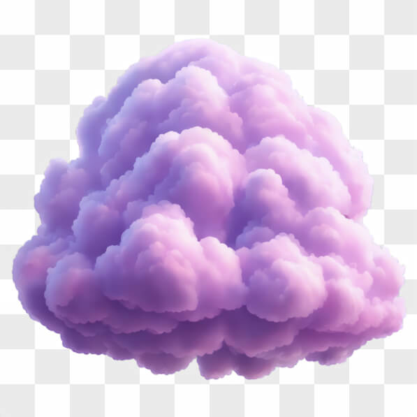 Download Fluffy Purple Cloud on White Background Cartoons Online ...