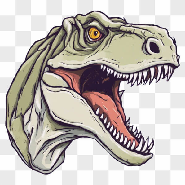 Download Stylized T-Rex Dinosaur Head Cartoons Online - Creative Fabrica
