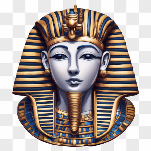 Descarga Representación estilizada de un antiguo faraón egipcio ...