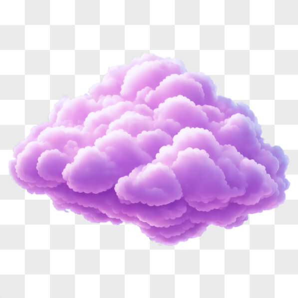 Download Dreamy Purple Cloud Cartoons Online - Creative Fabrica