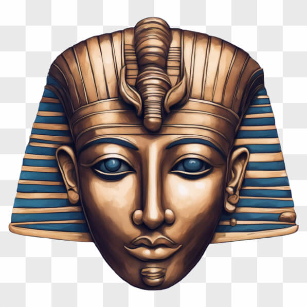 Download Stylized Egyptian Pharaoh Mask Cartoons Online - Creative Fabrica