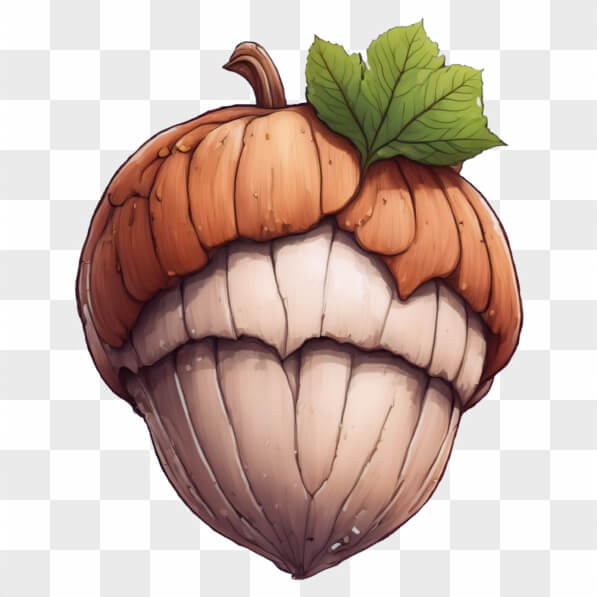 Download Whimsical Acorn with Pumpkin Top Cartoons Online - Creative ...