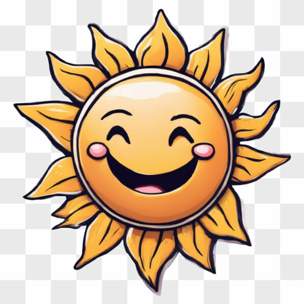 Descarga Personaje Sol Sonriente Cartoons En Línea - Creative Fabrica
