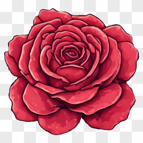 Download Illustrated Red Rose Cartoons Online - Creative Fabrica