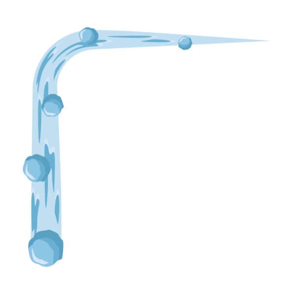 Download Stylized Water Flow Design Borders & Corners Online - Creative ...