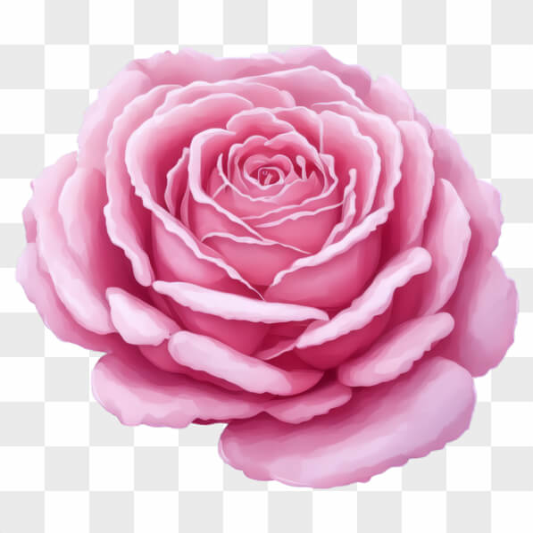 Download Beautiful Pink Rose Cartoons Online - Creative Fabrica