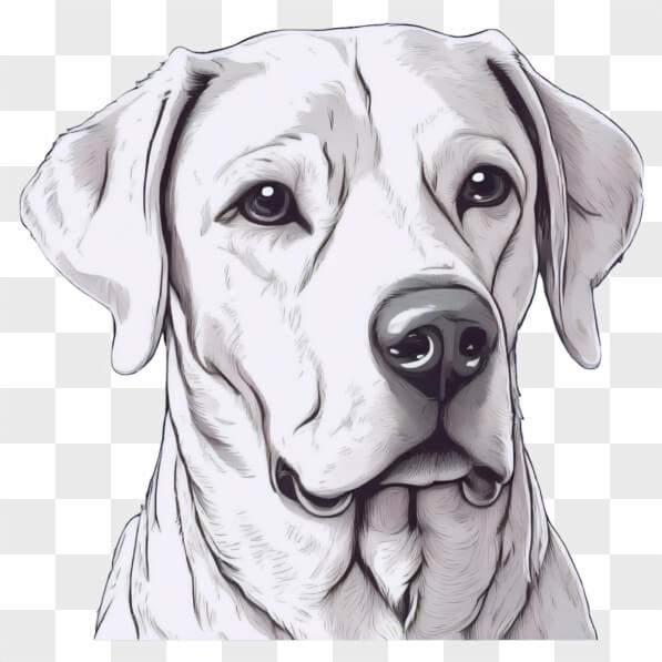 Descarga Primer plano de un perro blanco Cartoons En Línea - Creative ...