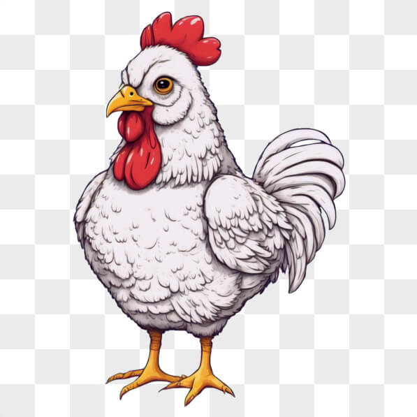 Download Cartoon Chicken Illustration Cartoons Online - Creative Fabrica