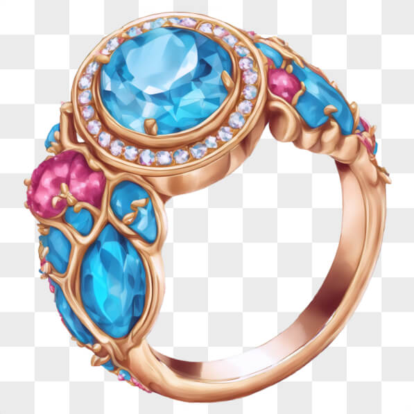 Download Elegant Gemstone Ring Cartoons Online - Creative Fabrica