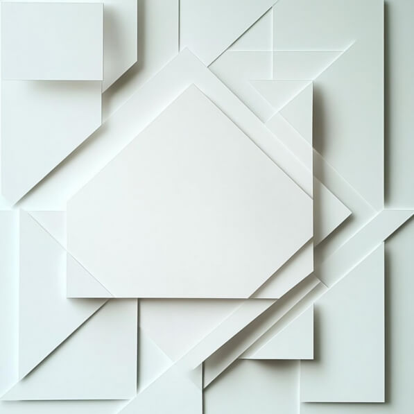 Descarga Composición Abstracta Geométrica en Blanco Fondos En Línea ...