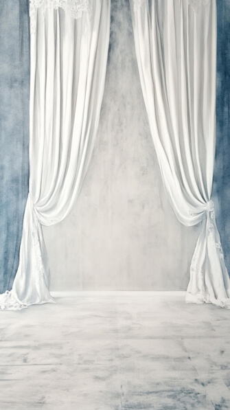 Télécharger Rideaux blancs élégants dans un intérieur minimaliste ...