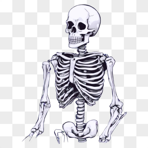 Download Human Skeleton Illustration Cartoons Online - Creative Fabrica