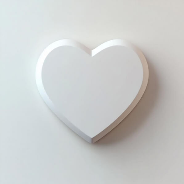 Download Minimalist White Heart Shape Backgrounds Online - Creative Fabrica
