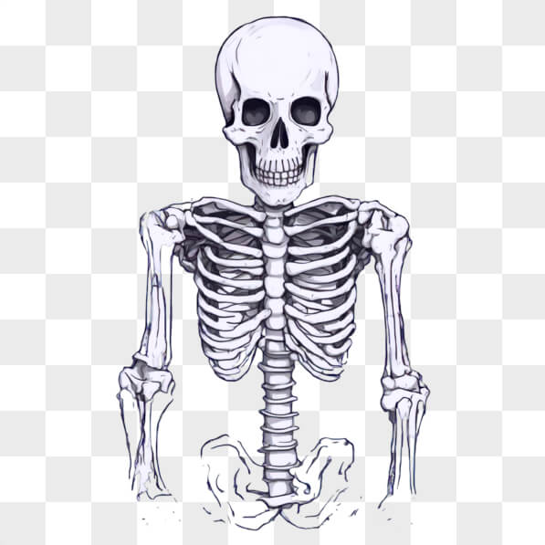 Download Human Skeleton Illustration Cartoons Online - Creative Fabrica
