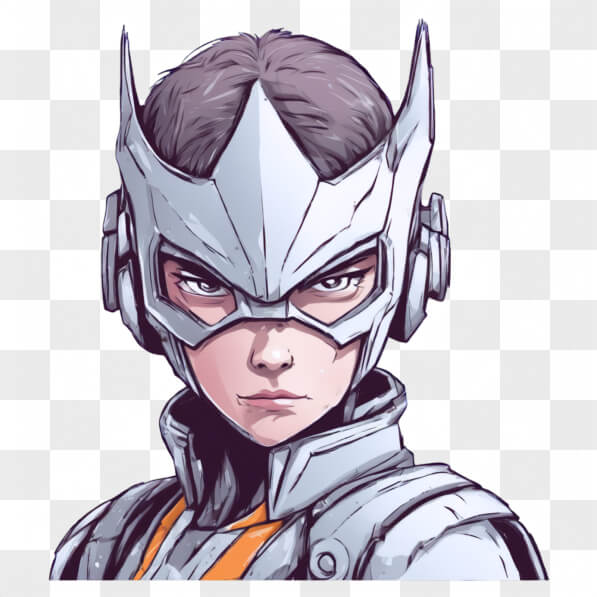 Download Stylized Female Character in Futuristic Armor Cartoons Online ...