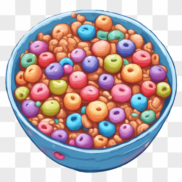 Descarga Tazón de cereal colorido Cartoons En Línea - Creative Fabrica