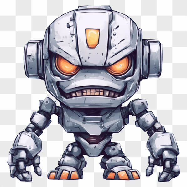 Download Stylized Robot Character Cartoons Online - Creative Fabrica