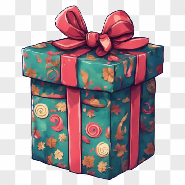 Download Kleurrijke Cadeau Doos met Rode Strik Cartoons online op ...
