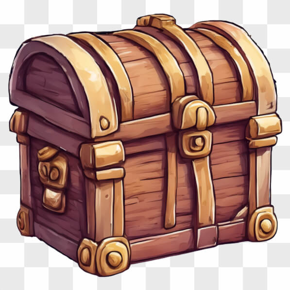 Download Wooden Treasure Chest Cartoons Online - Creative Fabrica