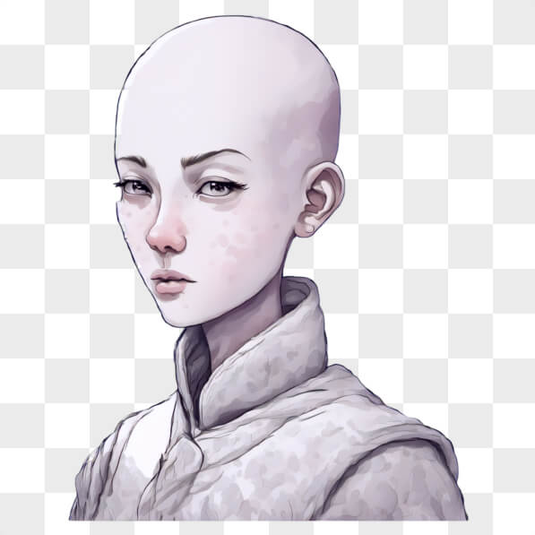 Descarga Retrato estilizado de un personaje calvo Cartoons En Línea ...