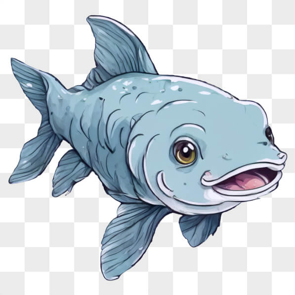 Download Cheerful Cartoon Fish Cartoons Online - Creative Fabrica