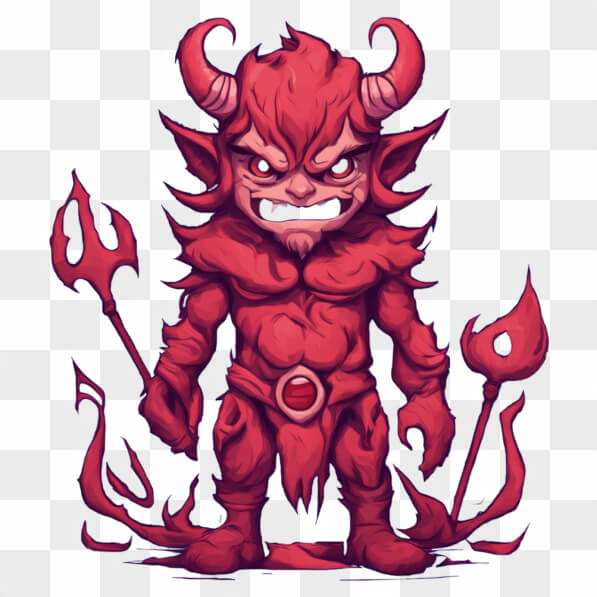 Download Cartoon Demon Character Cartoons Online - Creative Fabrica