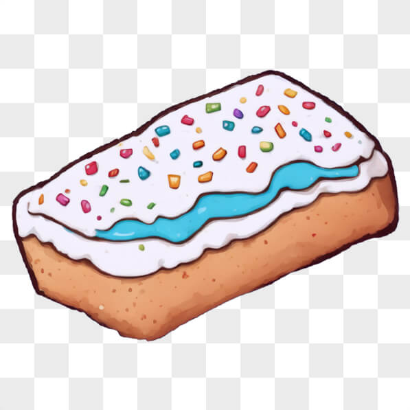 Download Colorful Iced Cookie with Sprinkles Cartoons Online - Creative ...