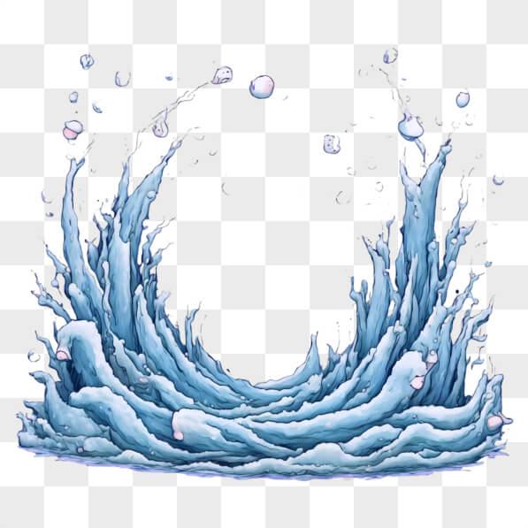 Download Dynamic Ocean Waves Cartoons Online - Creative Fabrica