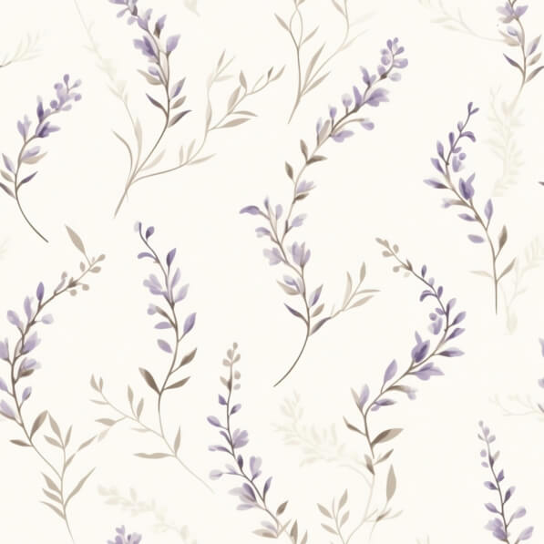 Download Lavender Floral Pattern on Cream Background Patterns Online ...