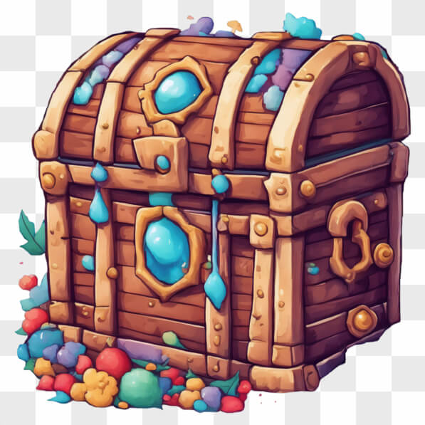 Download Colorful Treasure Chest Cartoons Online - Creative Fabrica