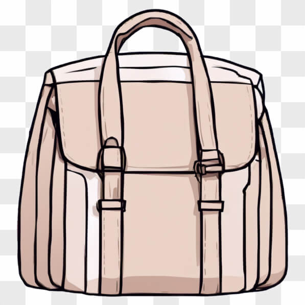 Download Stylish Beige Bag Cartoons Online - Creative Fabrica