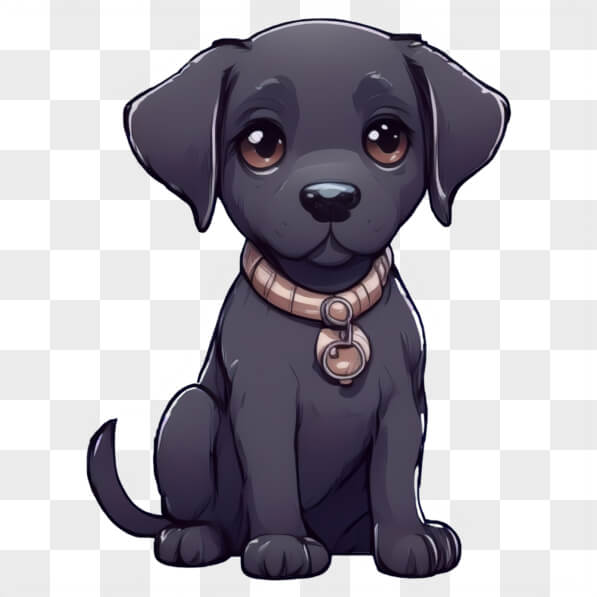 Descarga Perro negro de dibujos animados lindo Cartoons En Línea ...