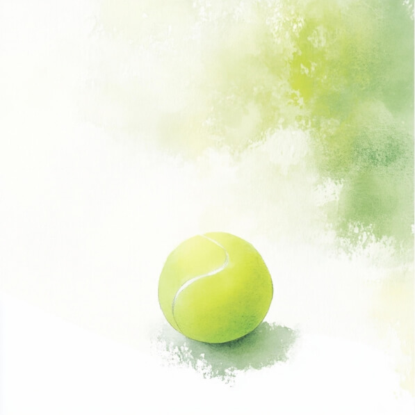 Download Watercolor Tennis Ball on Soft Background Backgrounds Online ...