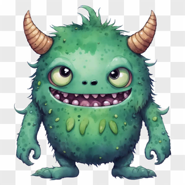 Descarga Monstruo Verde de Dibujos Animados Bonito Cartoons En Línea ...