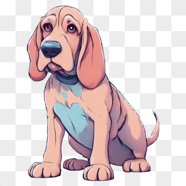 Download Cute cartoon-style dog with floppy ears Cartoons Online ...