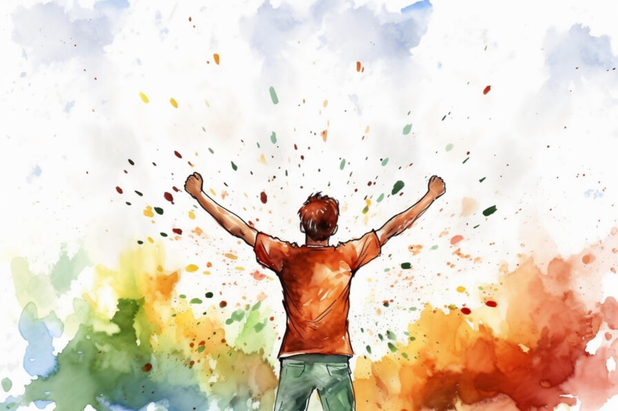 Download Joyful Celebration in Color Backgrounds Online - Creative Fabrica